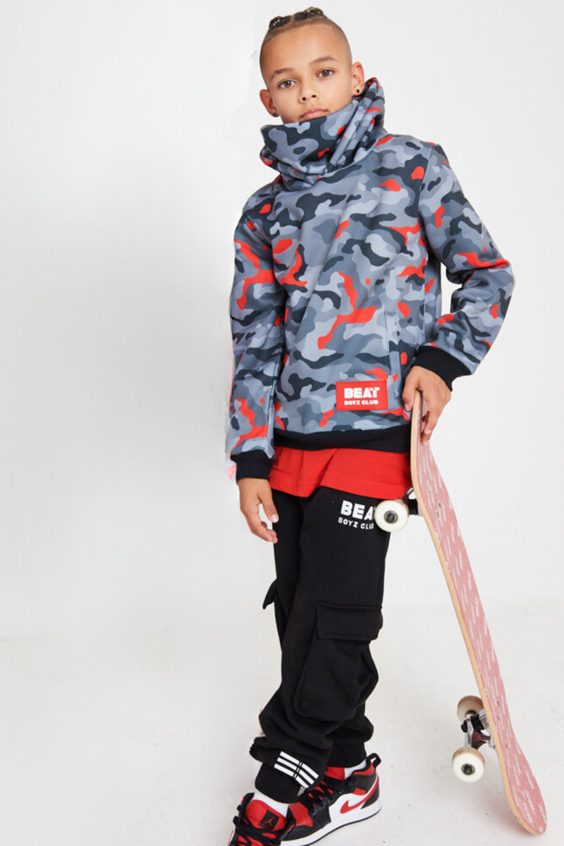 Official SNOODY™ Kids Streetwear | Hoody with built in face covering ...