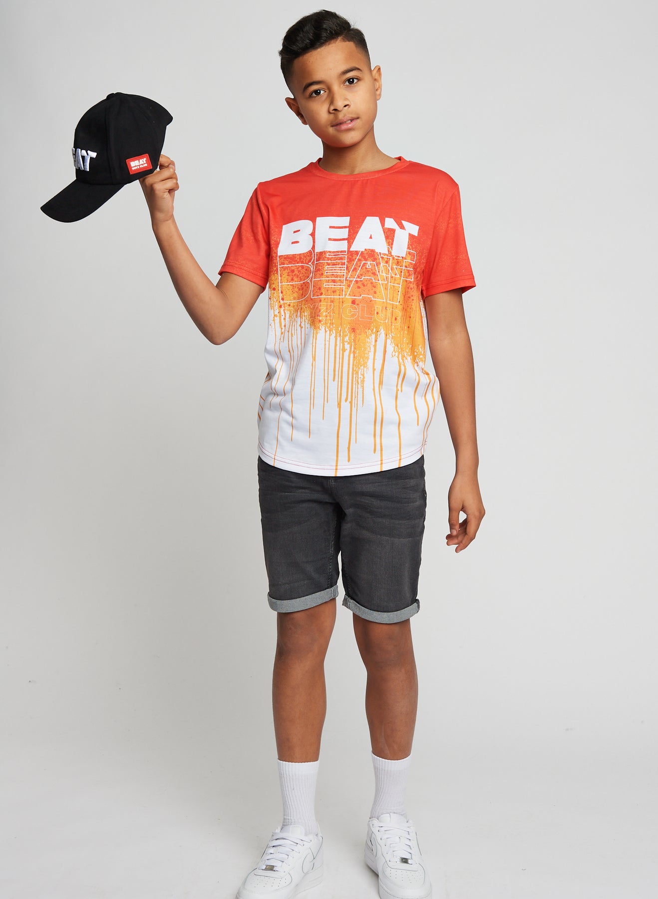Drippy T Shirt | Boys Orange Sublimated Print Tee | Kids Clothes ...
