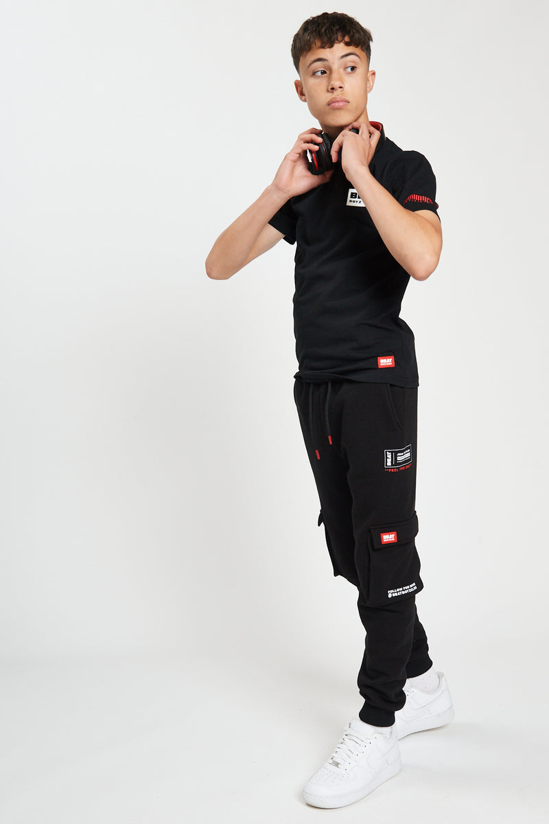 Flyer T-Shirt | Boys Black Logo Tee | Kids Clothes & Streetwear – Beat ...