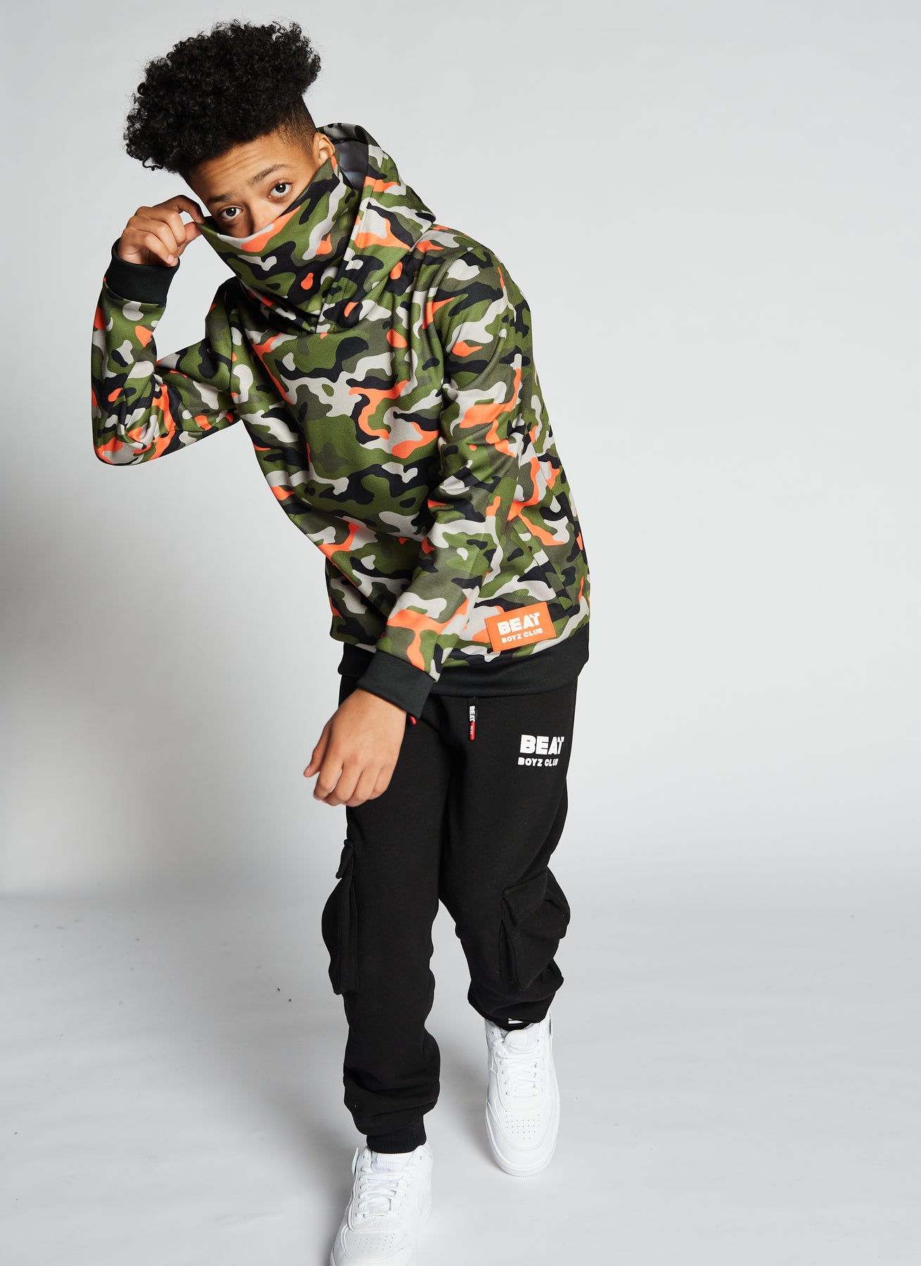 Official SNOODY™ Kids Streetwear | Hoody with built in face covering ...
