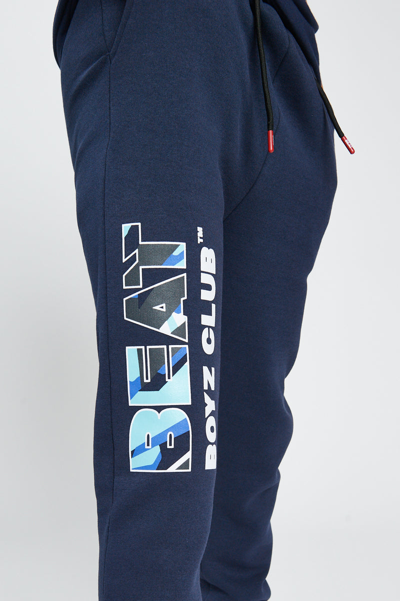 Wave Joggers | Boys Navy Geo Print Sweatpants | Kids Clothes – Beat ...